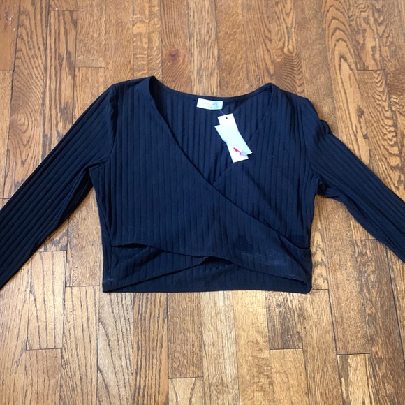 Sophie Rue | Tops | Nwt Sophie Rue Ribbed Surplice Neck Crop Top In ...